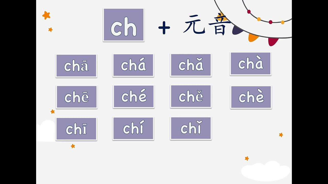 汉语拼音 Hanyu Pinyin zh ch sh r - YouTube