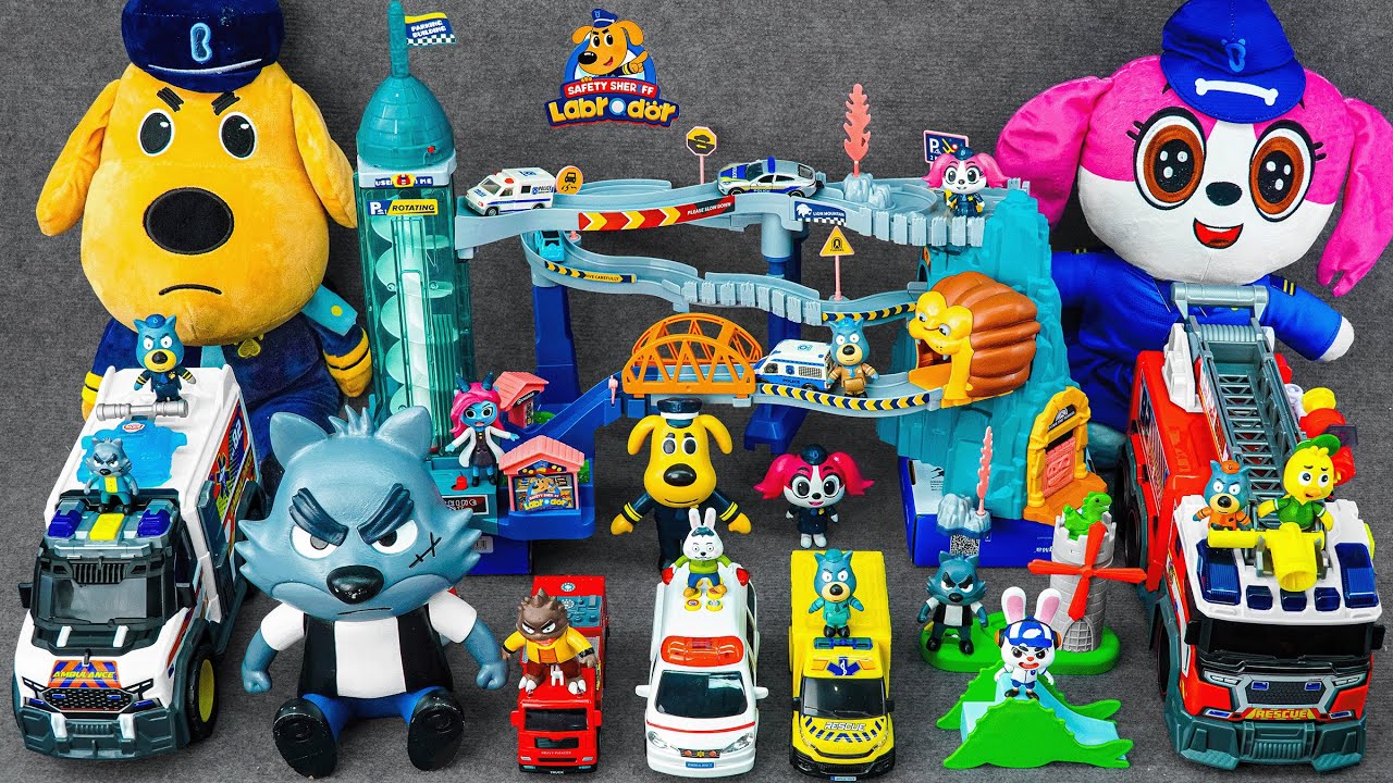 1 Hour Satisfying With Unboxing Sheriff Labrador Plush Toys Collection ...