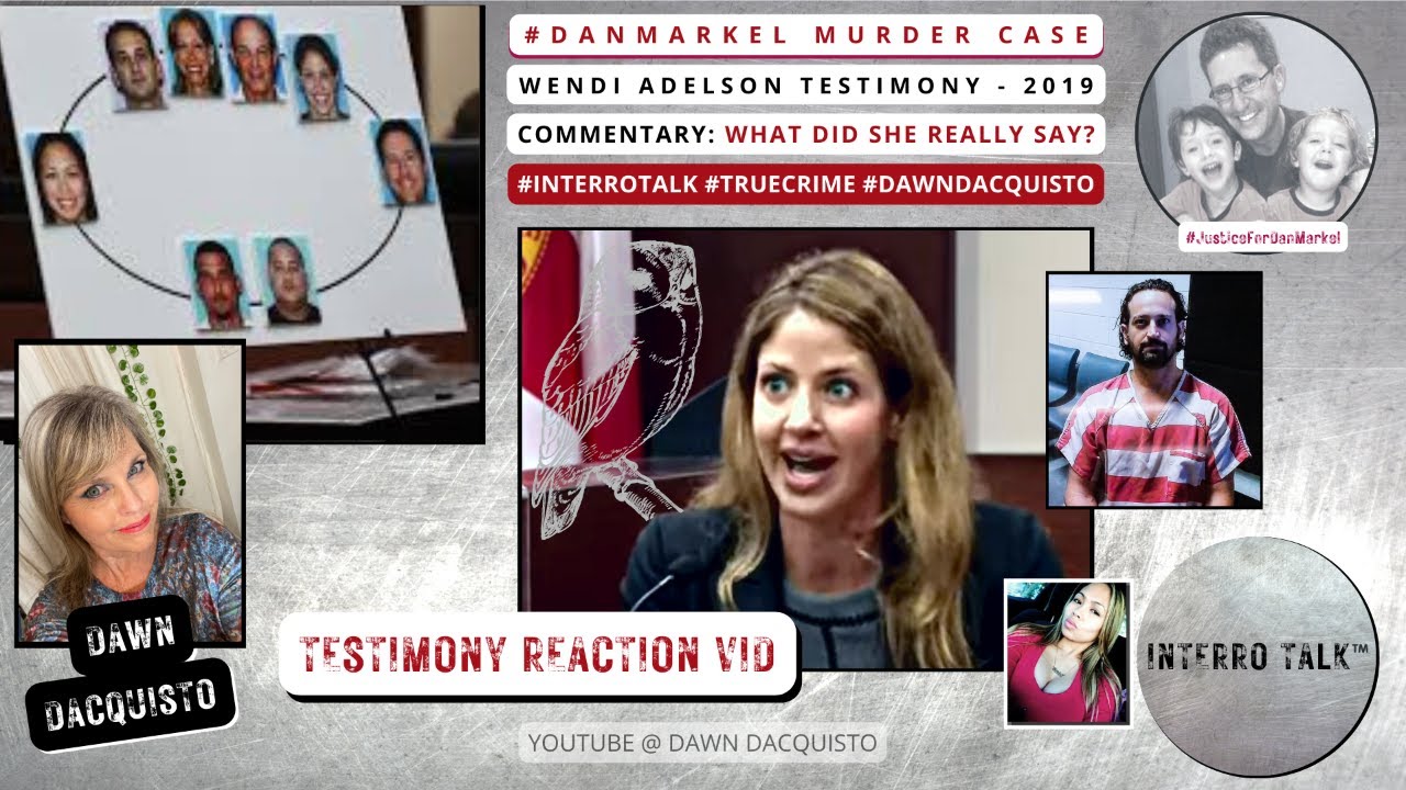 Dan Markel Case 🔦 Wendi Adelson Testimony Reaction Video - 2019 ...