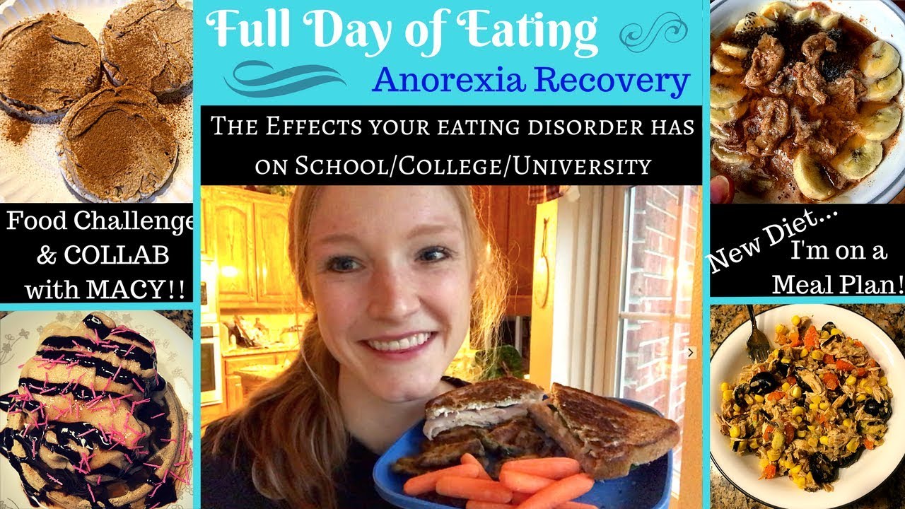FULL DAY OF EATING//Attending COLLEGE with an Eating Disorder + new ...