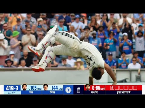 Rishabh Pant Amazing back flip celebration after hit century against ...