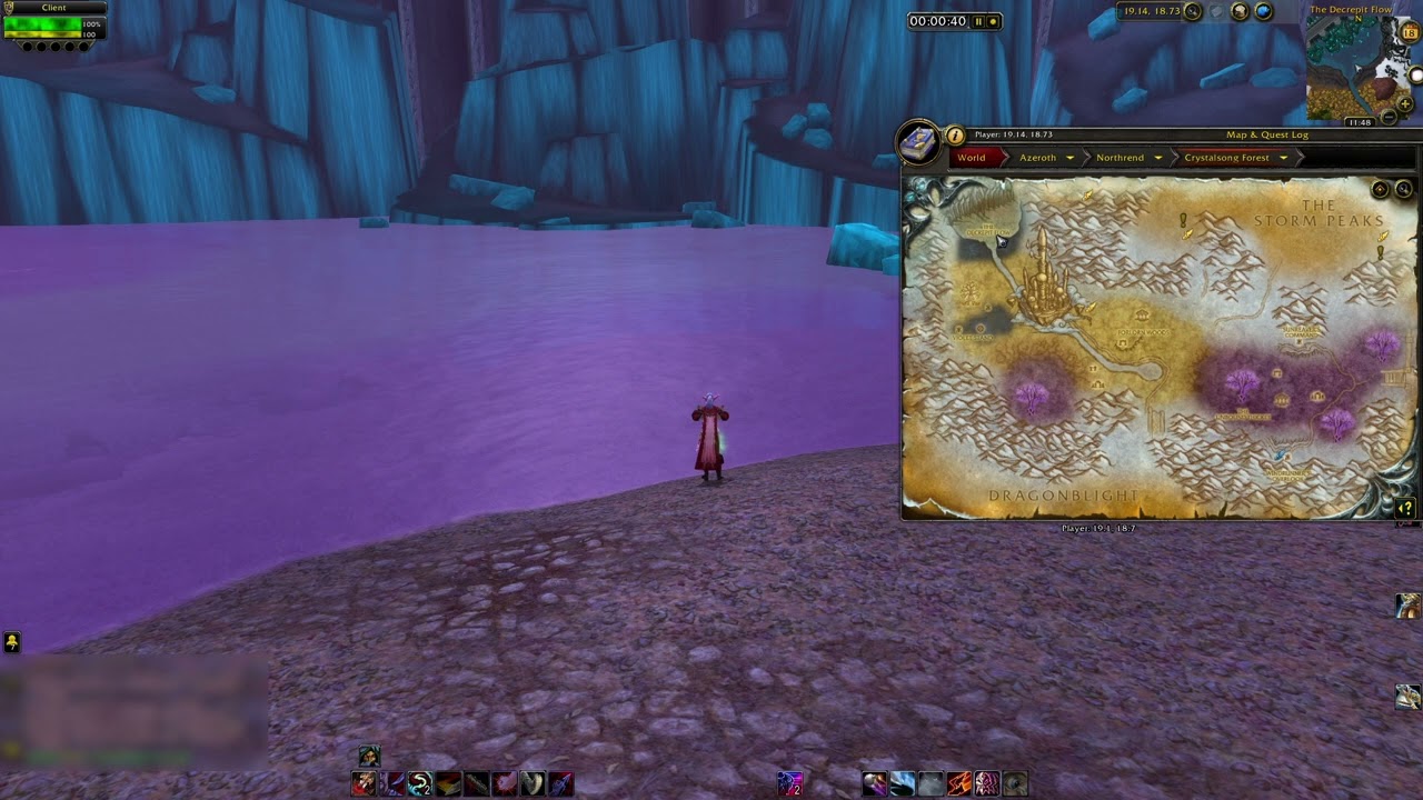 The Decrepit Flow Location WoW WotLK Classic - YouTube