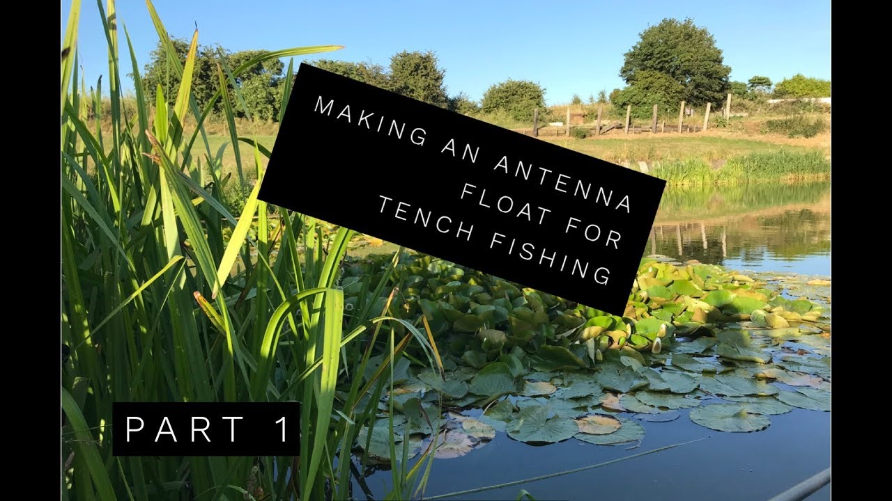 How to make an antenna float for lift method fishing - YouTube