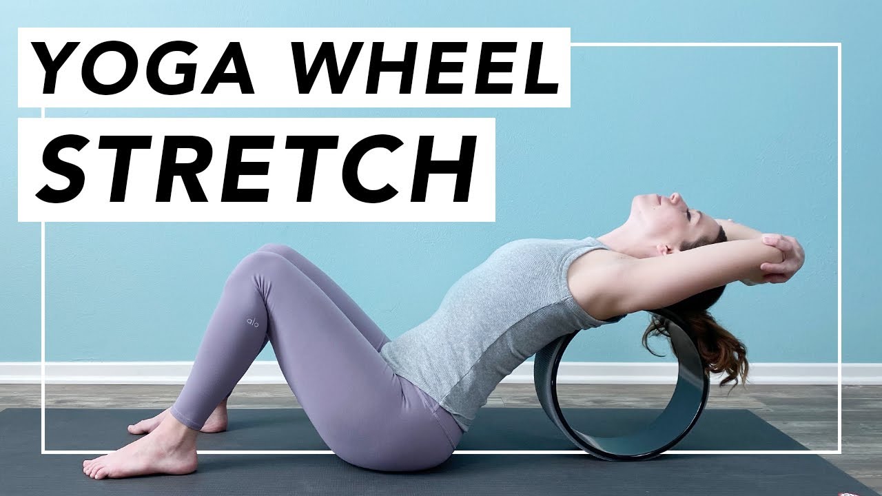 YOGA WHEEL full body STRETCH - YouTube