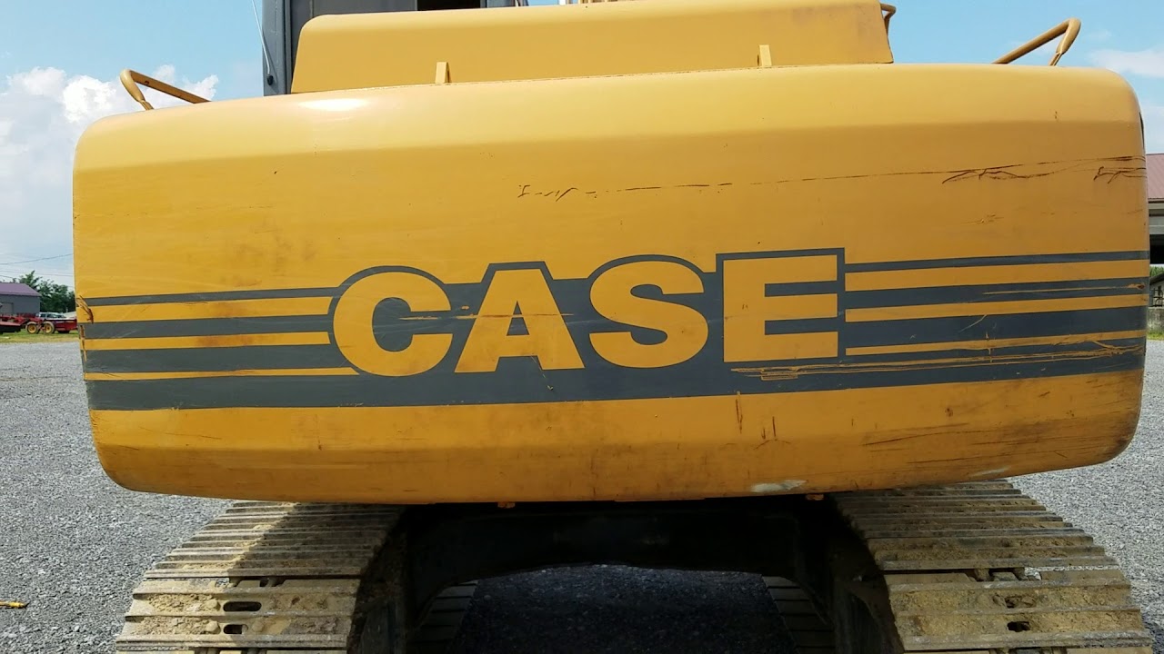 1995 Case 9020B Hydraulic Excavator For Sale Walk-Around Inspection ...