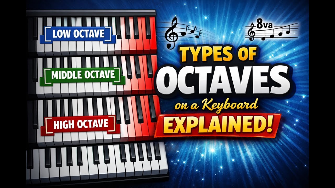 Types of Octaves in a Keyboard || Lower Middle & Higher Octave - YouTube