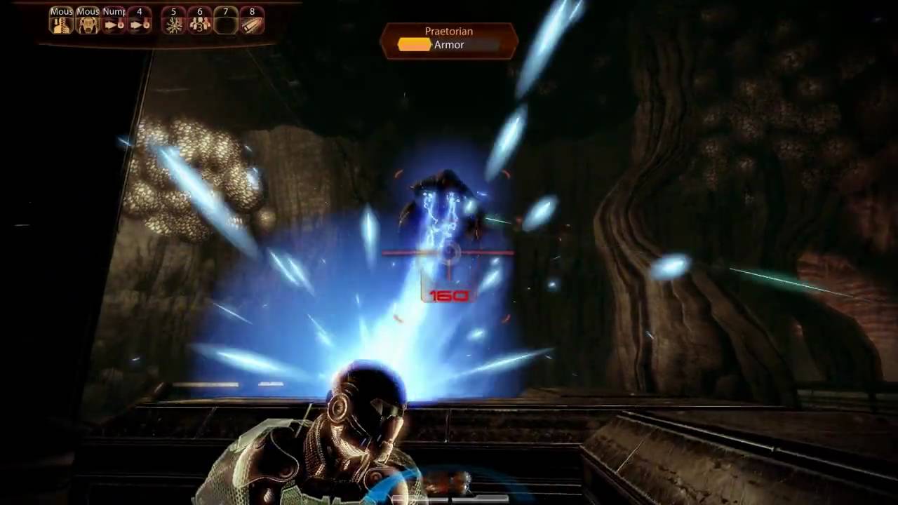Mass Effect 2 - Collector Ship - Praetorian Boss Battle - YouTube