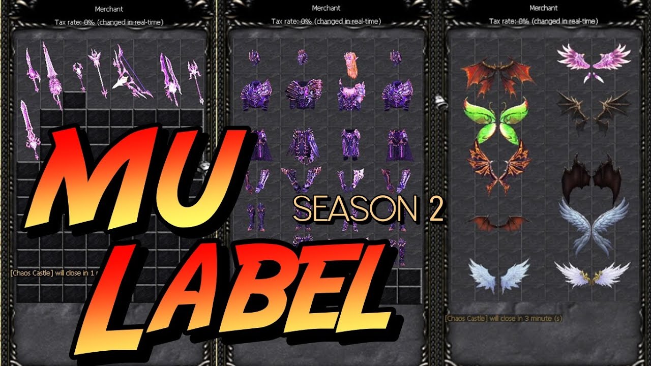 MU Label Season 2 ( Mid Server ) | Mu Online PC - YouTube