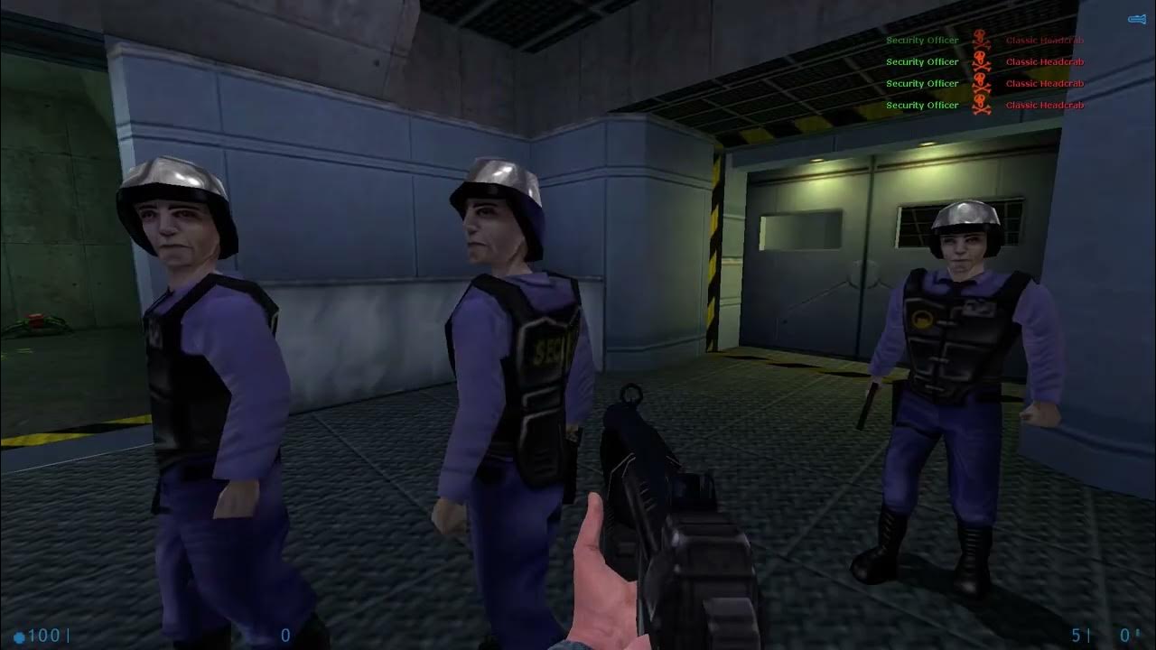 Gmod HL1: Barney Army - YouTube