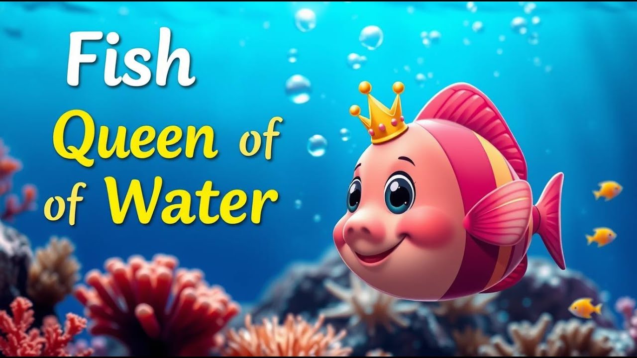 Fish, The Queen of Water | Popular Kids Rhyme #kidssongs #ai # ...