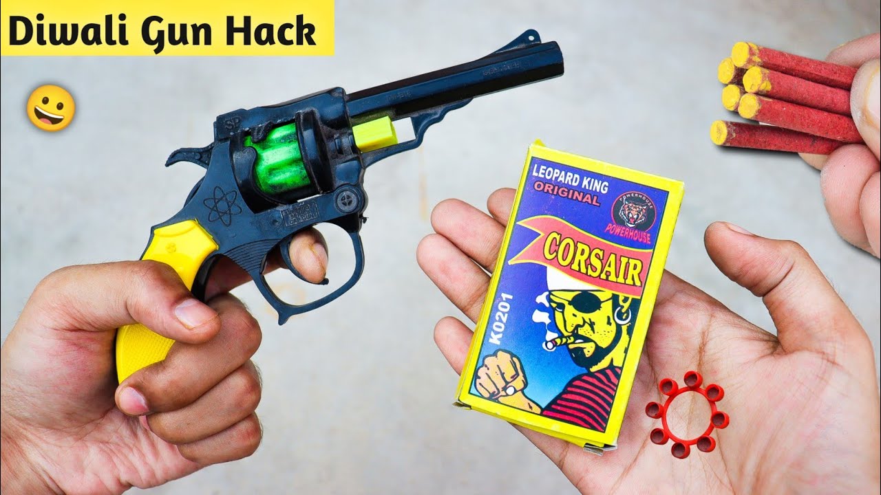 Diwali Gun Vs Bidi Cracker Experiment | New Diwali ke Experiment 2024 ...