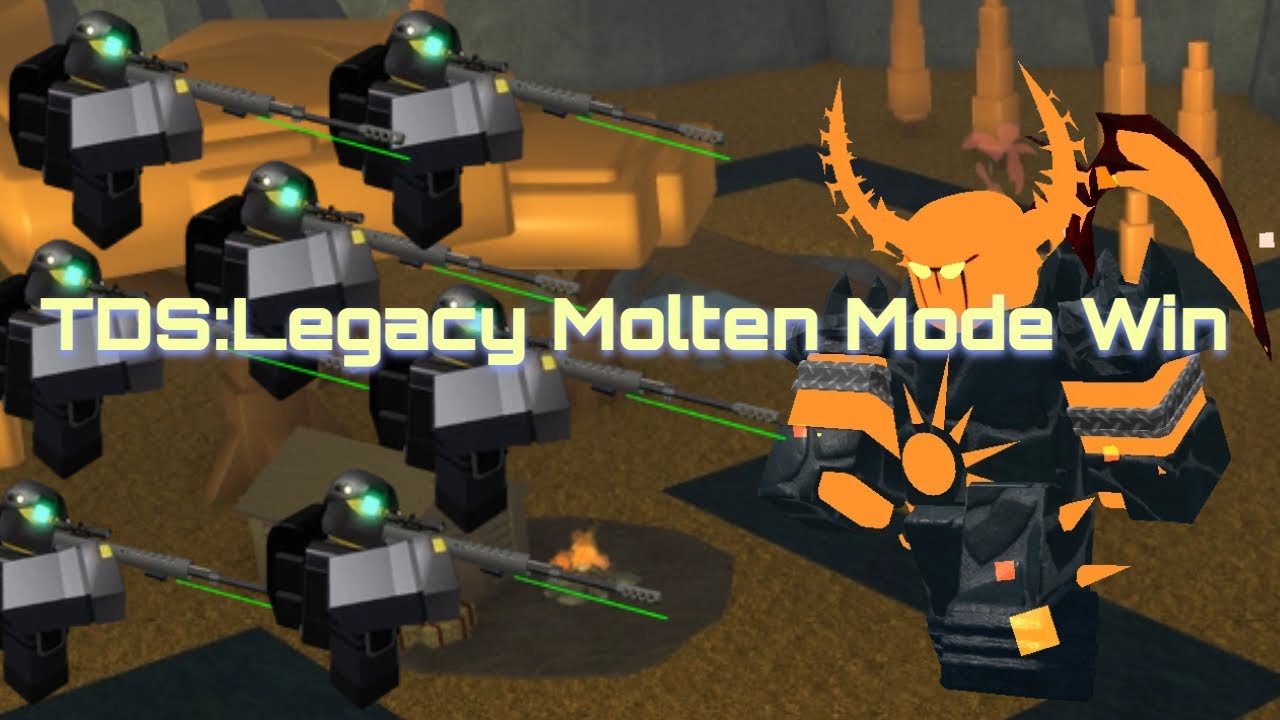 Molten Mode on TDS Legacy! (Roblox Tower Defense Simulator) - YouTube