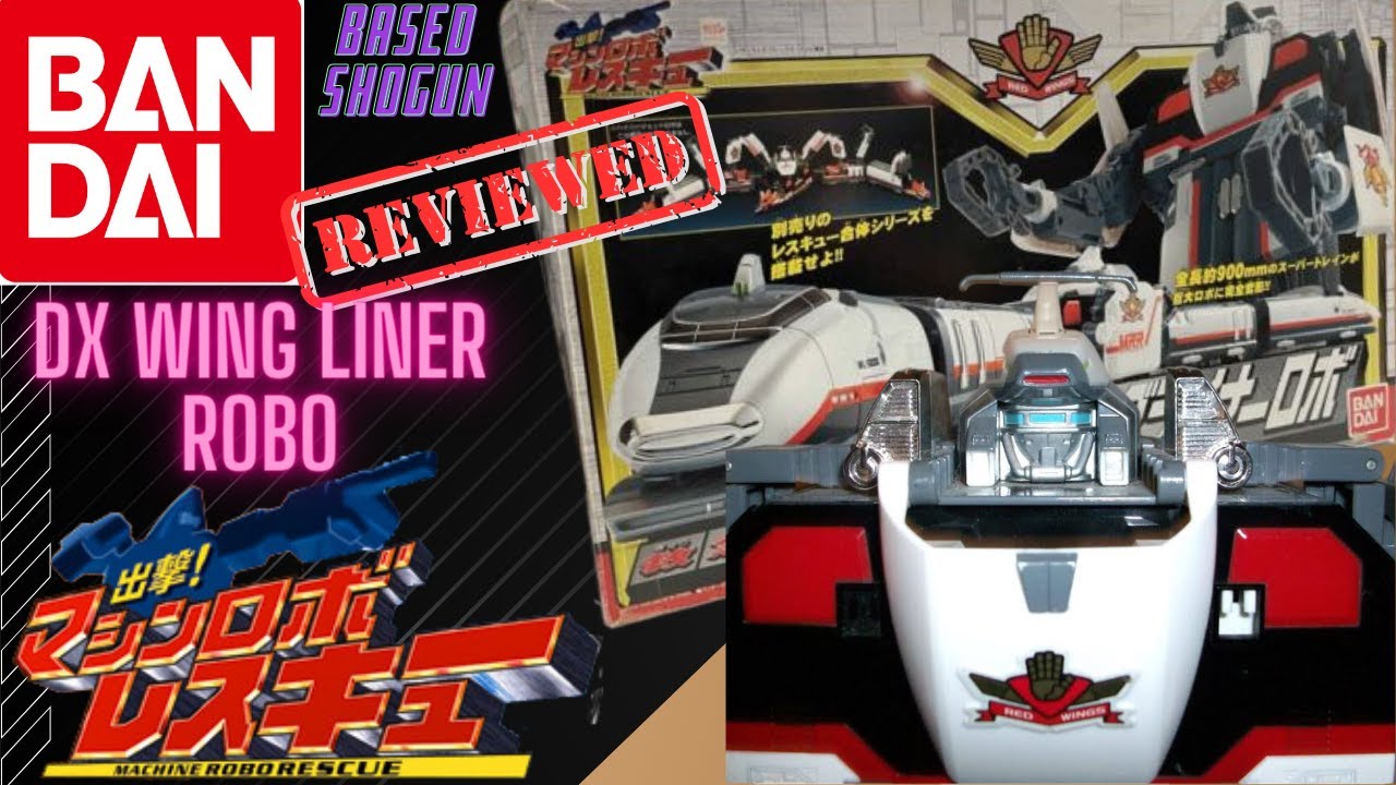 Machine Robo Rescue DX WING LINER ROBO - Bandai Retro Review - YouTube