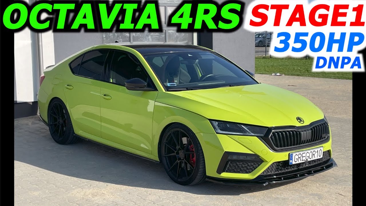 Pierwsza w PL Skoda Octavia RS 2.0TSI 245HP DNPA po Stage 1 na 350HP od ...