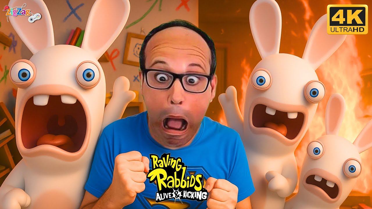 Raving Rabbids Alive & Kicking #5 | Estes Rabbids São Mesmo Doidos ...