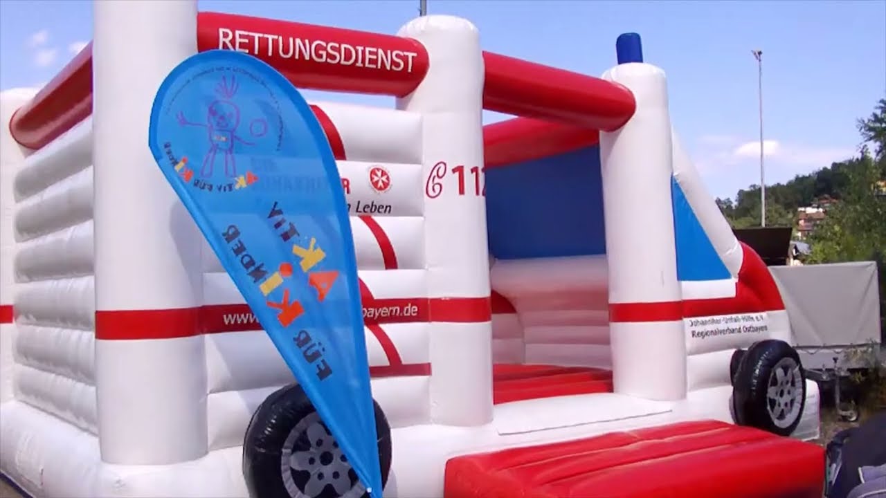 Enjoy Jumping - Inflatable Ambulance Bouncy Castle - YouTube