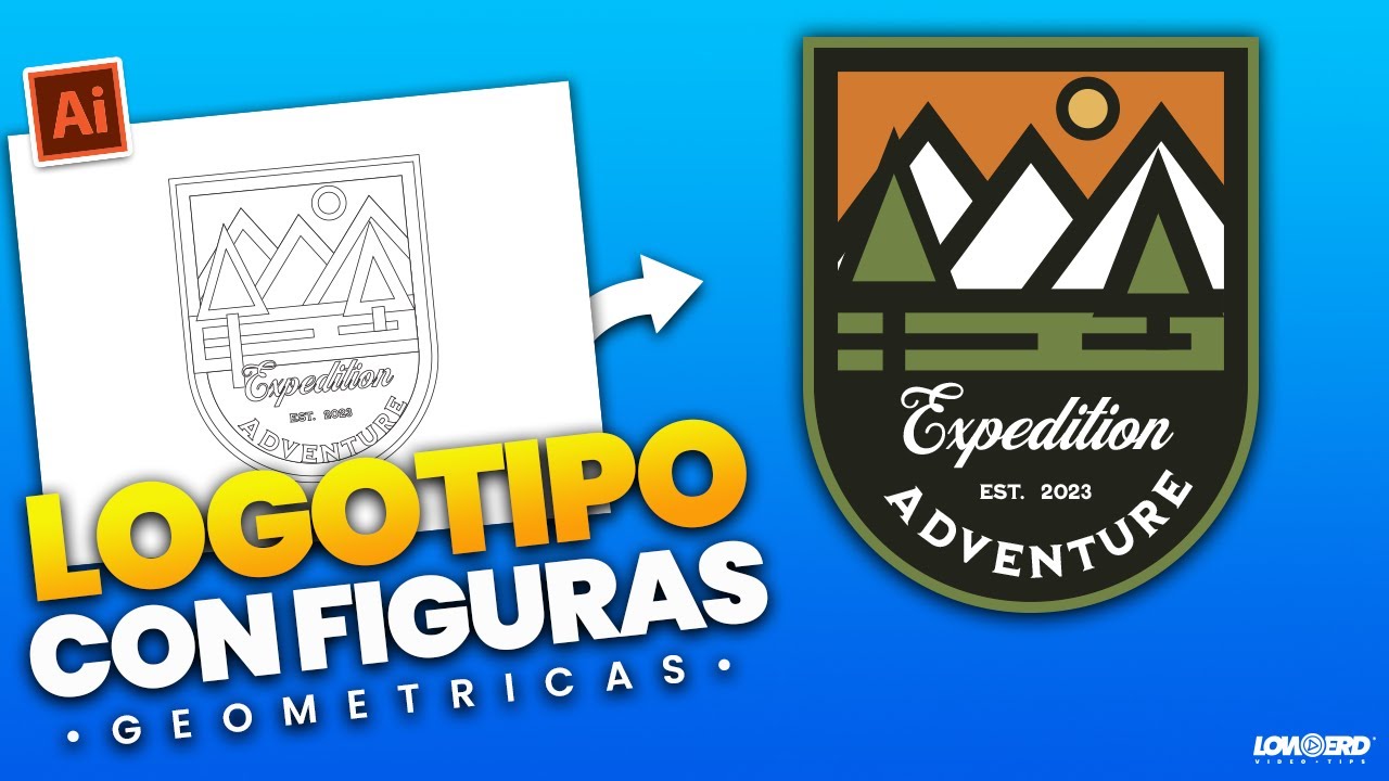 🔥Como hacer un logo con letras en adobe illustrator paso a paso - YouTube