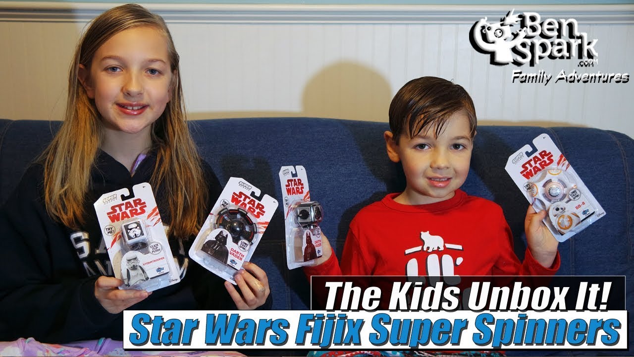 Unboxing the Star Wars Fijix Super Spinners from Uncle Milton - YouTube
