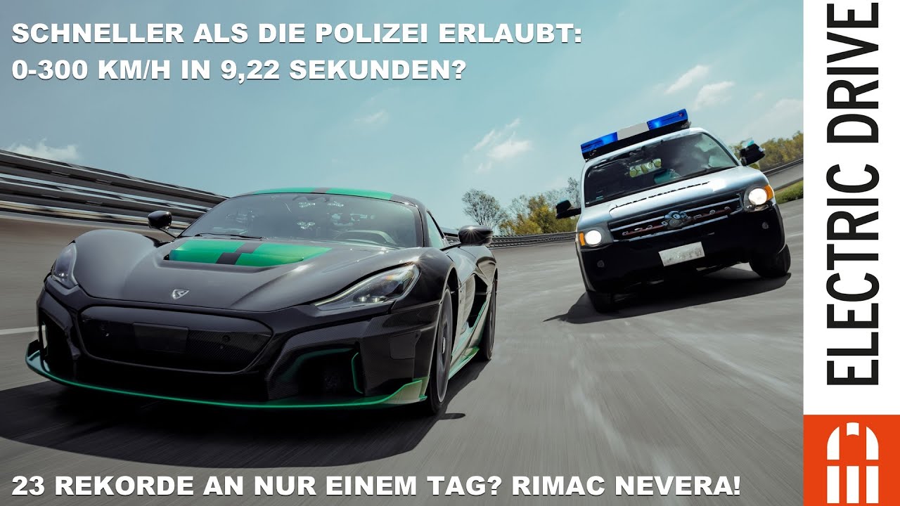 Rimac Nevera Rekordfahrt: 0-100 km/h | 0-200 km/h | 0-300 km/h | 0-400 ...