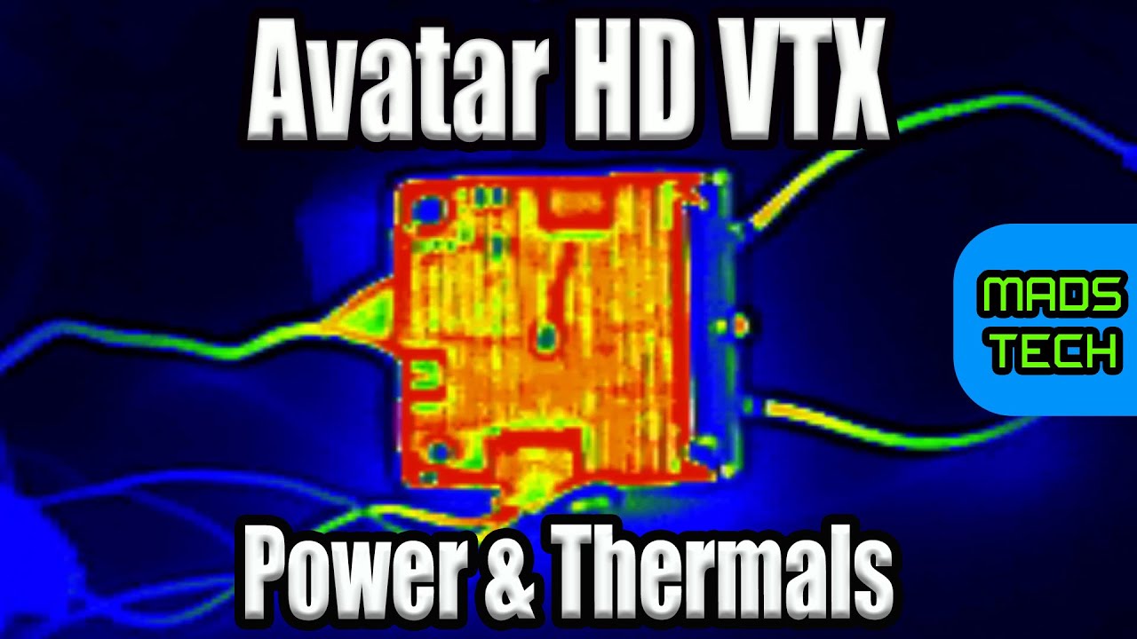Avatar HD Digital FPV VTX - Power & Thermals Deep Dive - YouTube