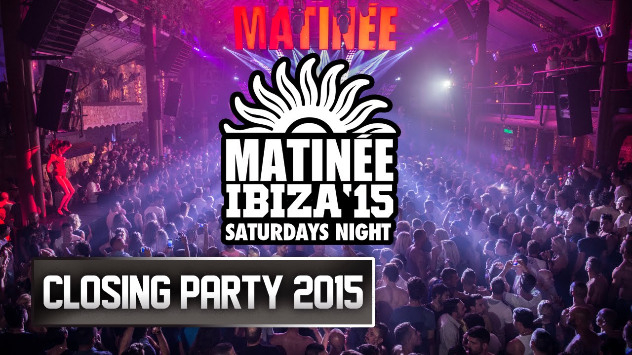 Matinee Closing Party @ Amnesia Ibiza 2015 - YouTube