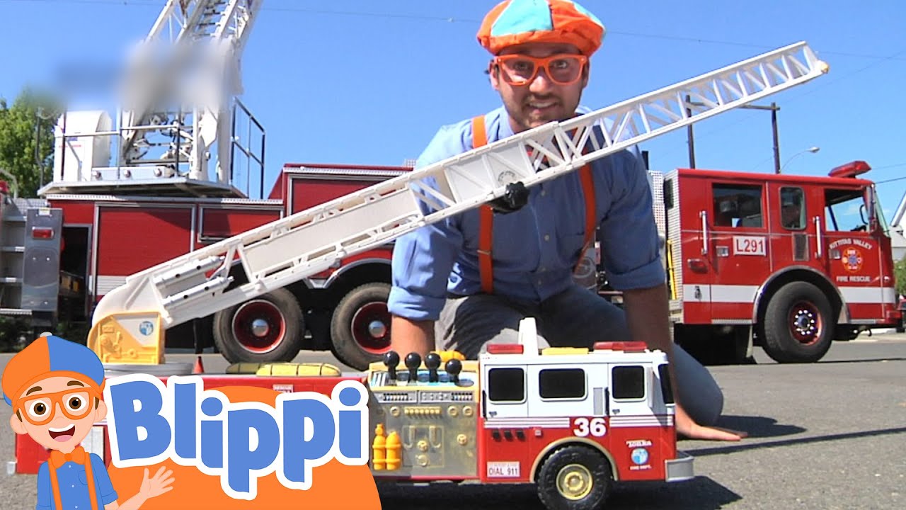 Blippi Explores a Fire Truck | Learning Videos For Kids | Education ...