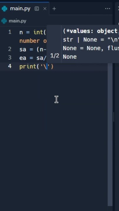 Calculate the angle of a polygon with the number of sides#trycoding #yt #coding #phython #code ...