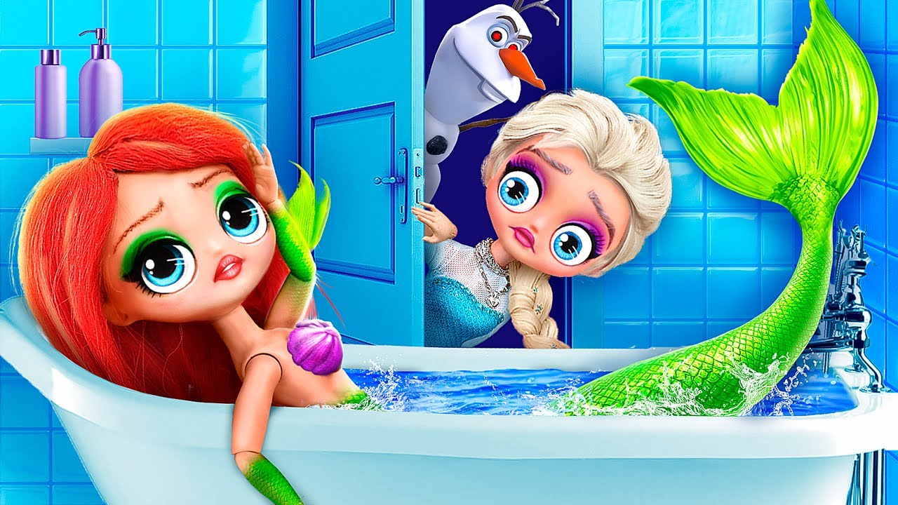 Was ist mit Prinzessin Ariel passiert? 32 LOL OMG DIYs - YouTube