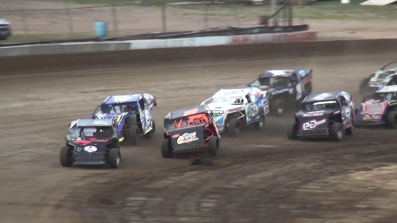 IMCA Sport Mod feature Independence Motor Speedway 6/10/17 - YouTube