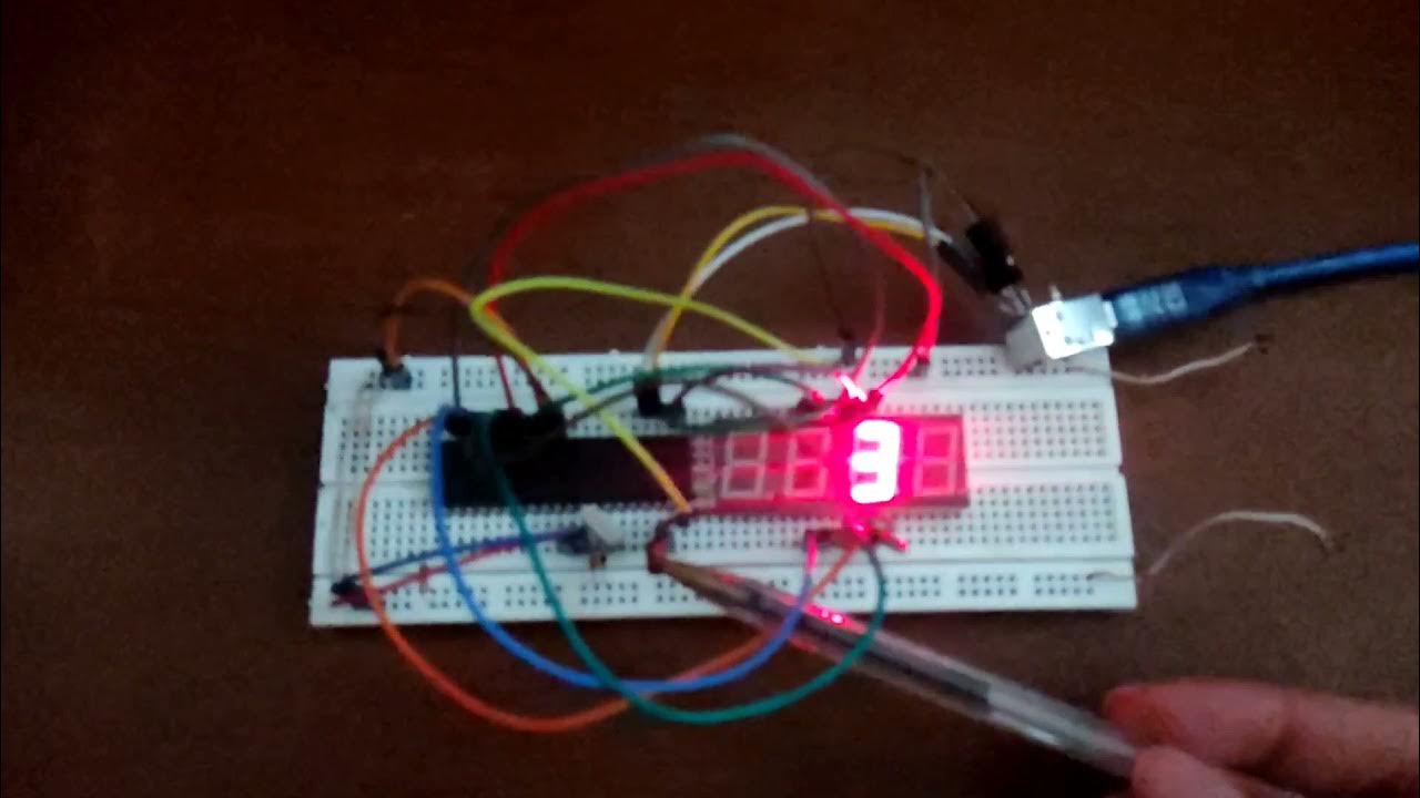 Contador de 0 a 9999 con microcontrolador PIC18F4550 y display 7 segmentos de 4 dígitos. - YouTube