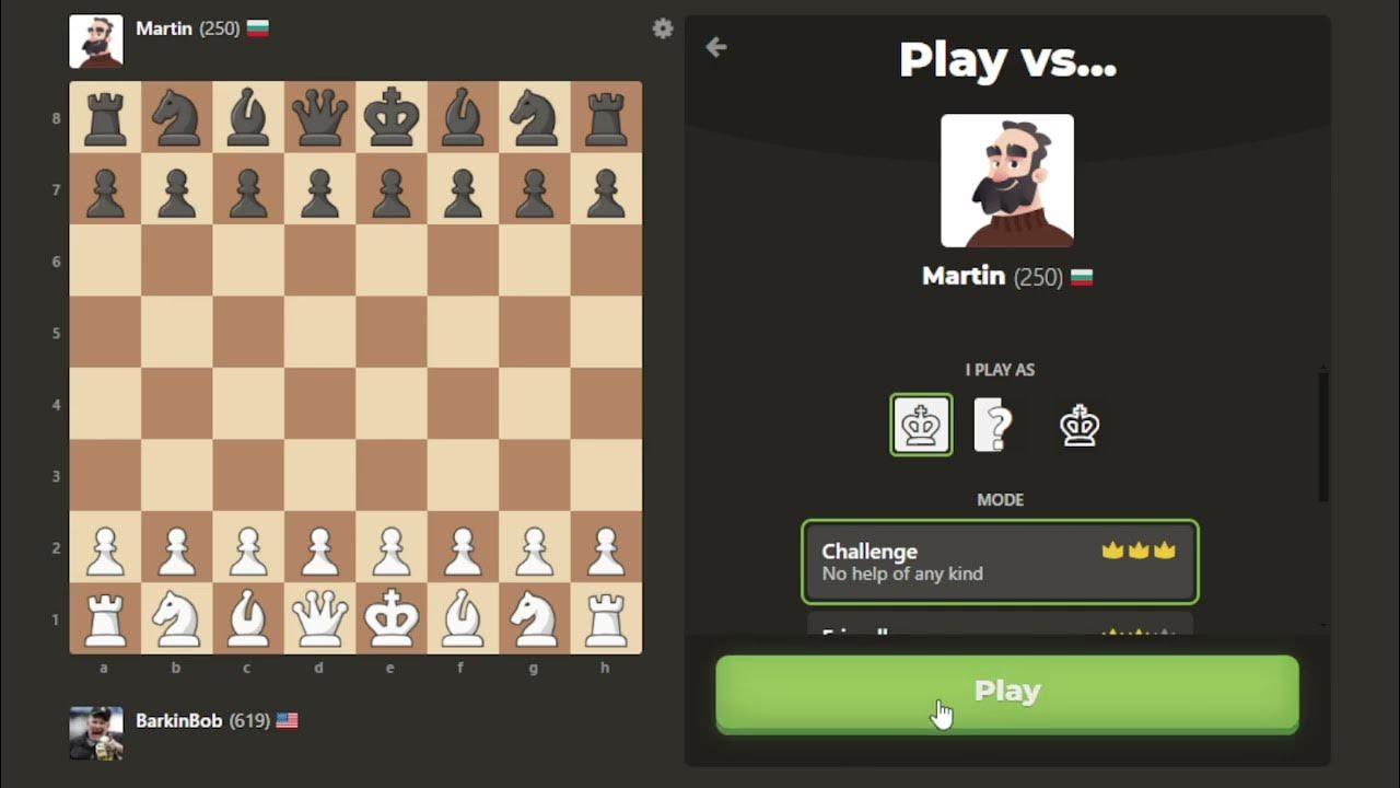 I Tried to Play Every Chess.com Bot... Starting with the Easiest One (Martin) - YouTube