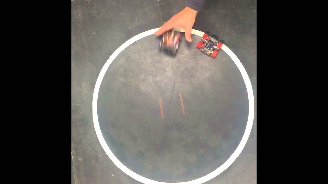 SDSU ECE Mini Sumo-Bot Competition Fall 2015 - YouTube