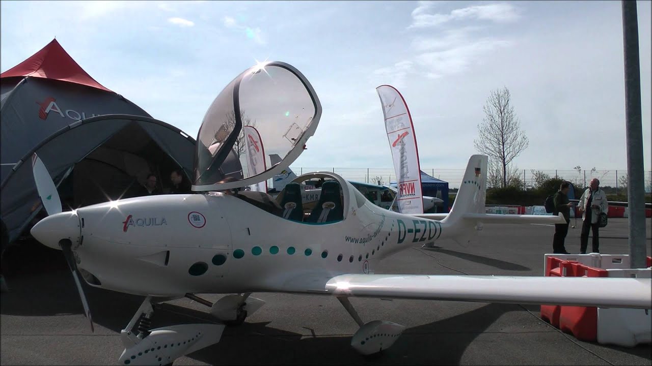 Aquila A 210 auf der AERO 2012 - YouTube