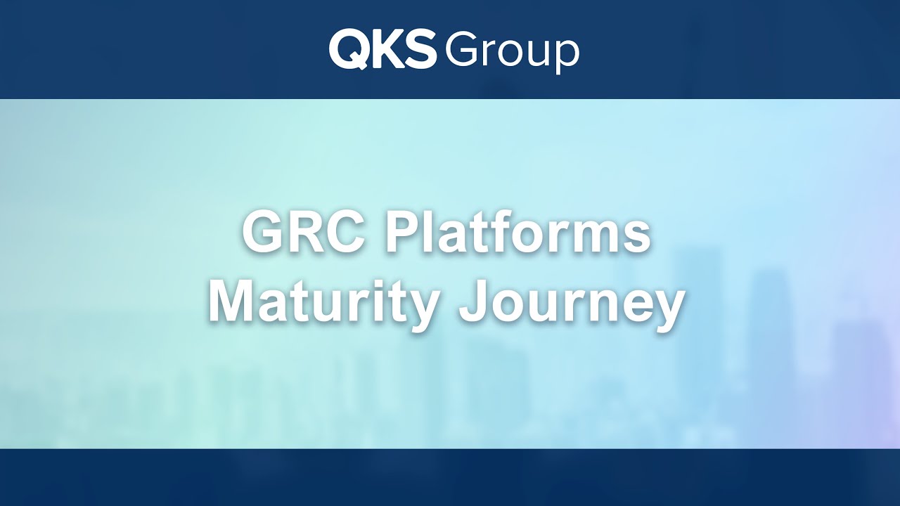 GRC Platforms Maturity Journey - YouTube