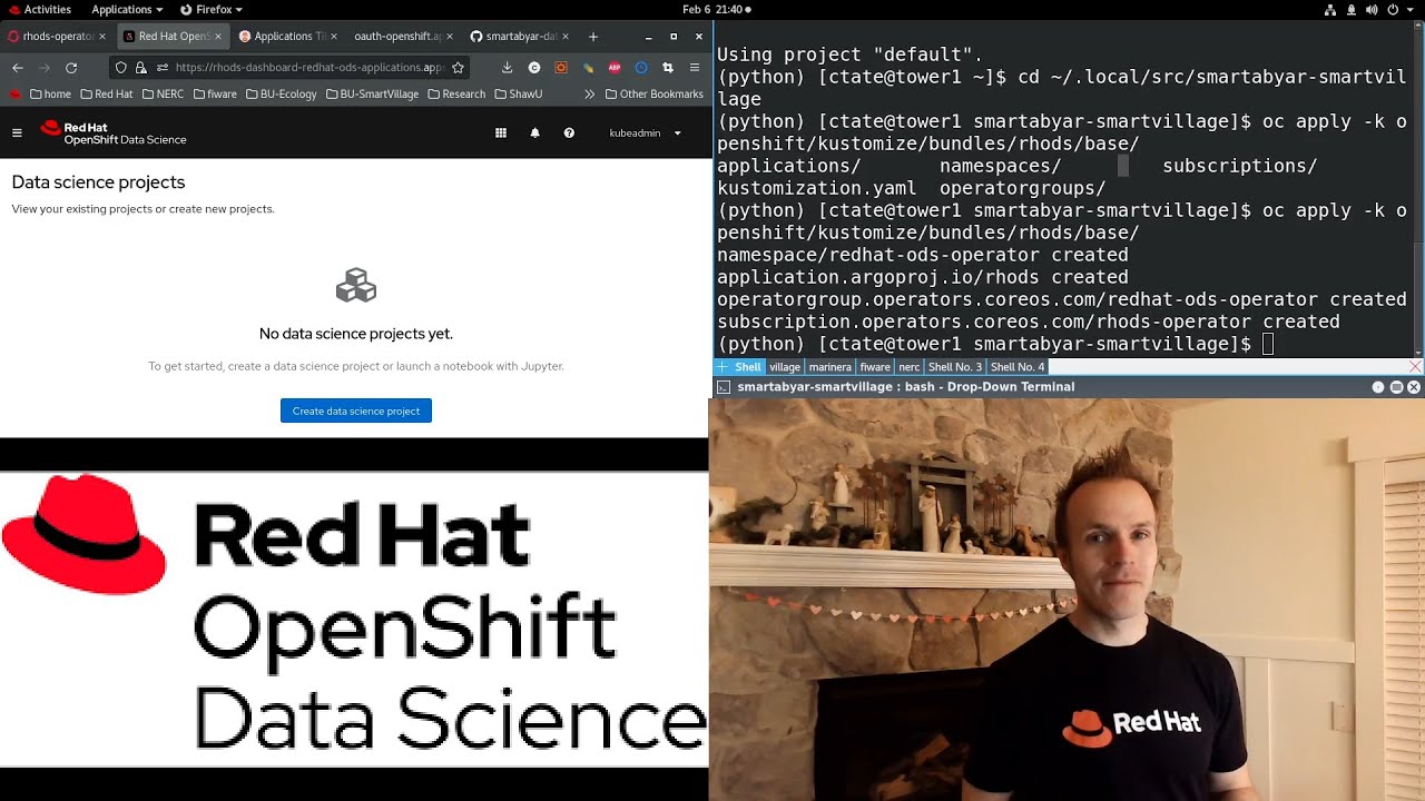 Install Red Hat OpenShift Data Science on OpenShift Local to develop team projects in the cloud ...