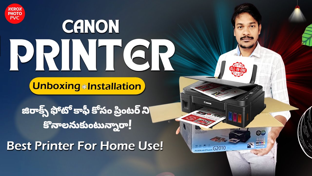 Best Colour Printer For Home Use - Unboxing and installation - YouTube