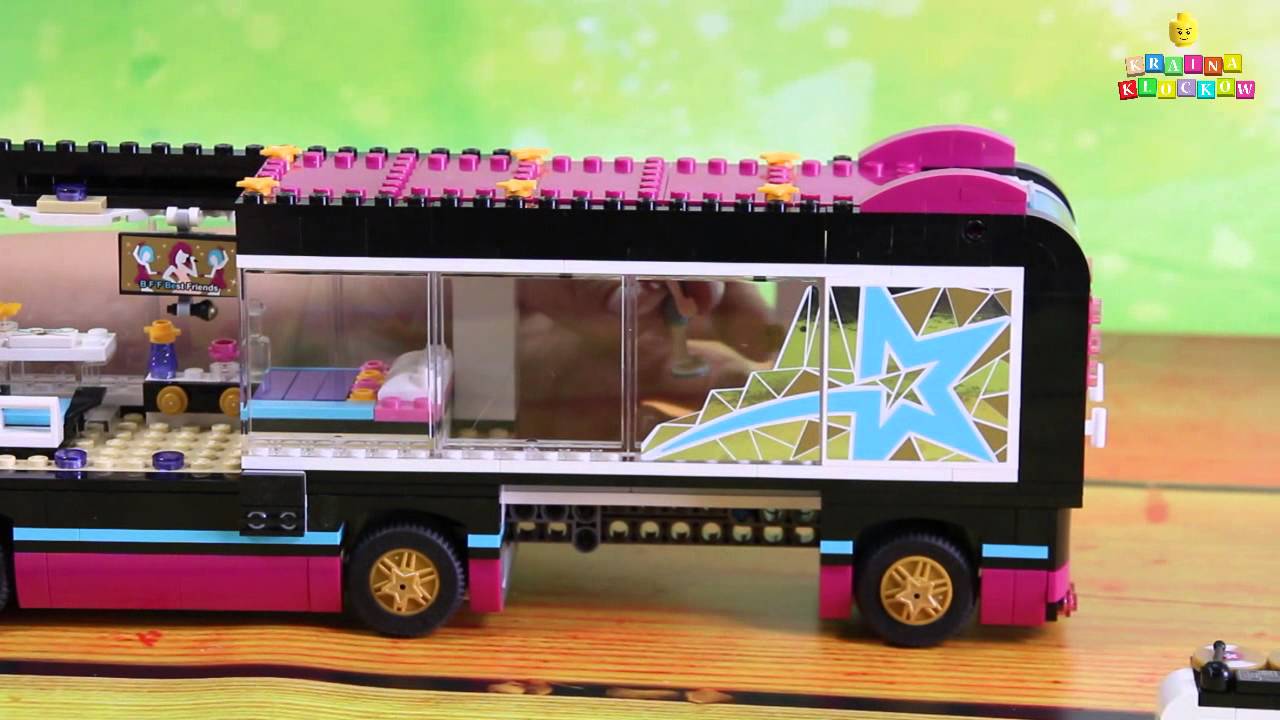 Pop Star Tour Bus / Wóz koncertowy - 41106 - Lego Friends - YouTube