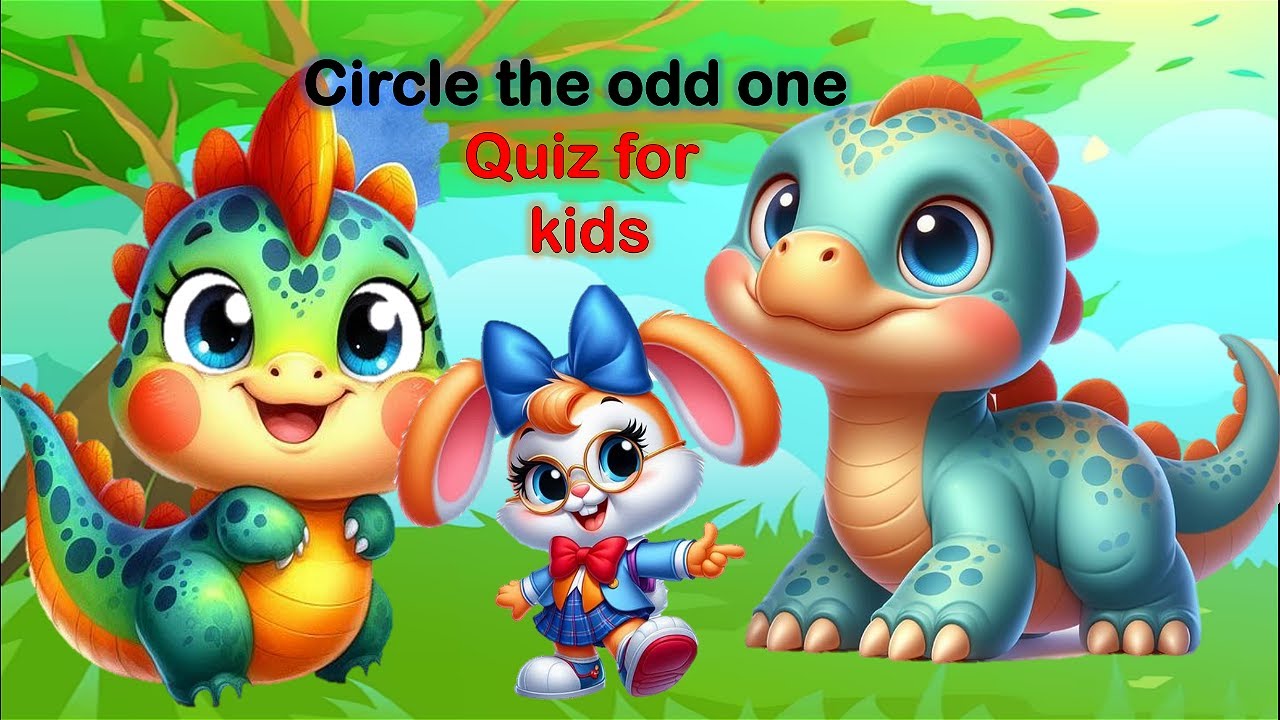 Surprising Quiz for Kids: Identify the Odd One Out!| Find the Unique ...