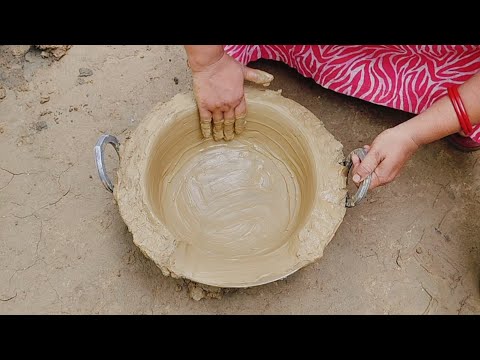 How to make Traditional Clay Stove । Mitti ka Chulha banane ka tarika। Mitti ka Chulha #viral 