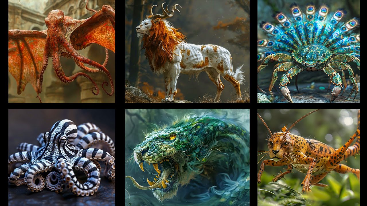 Amazing ANIMAL FUSION HYBRIDS 😱 BEST ANIMAL FUSION #ai #aiart # ...