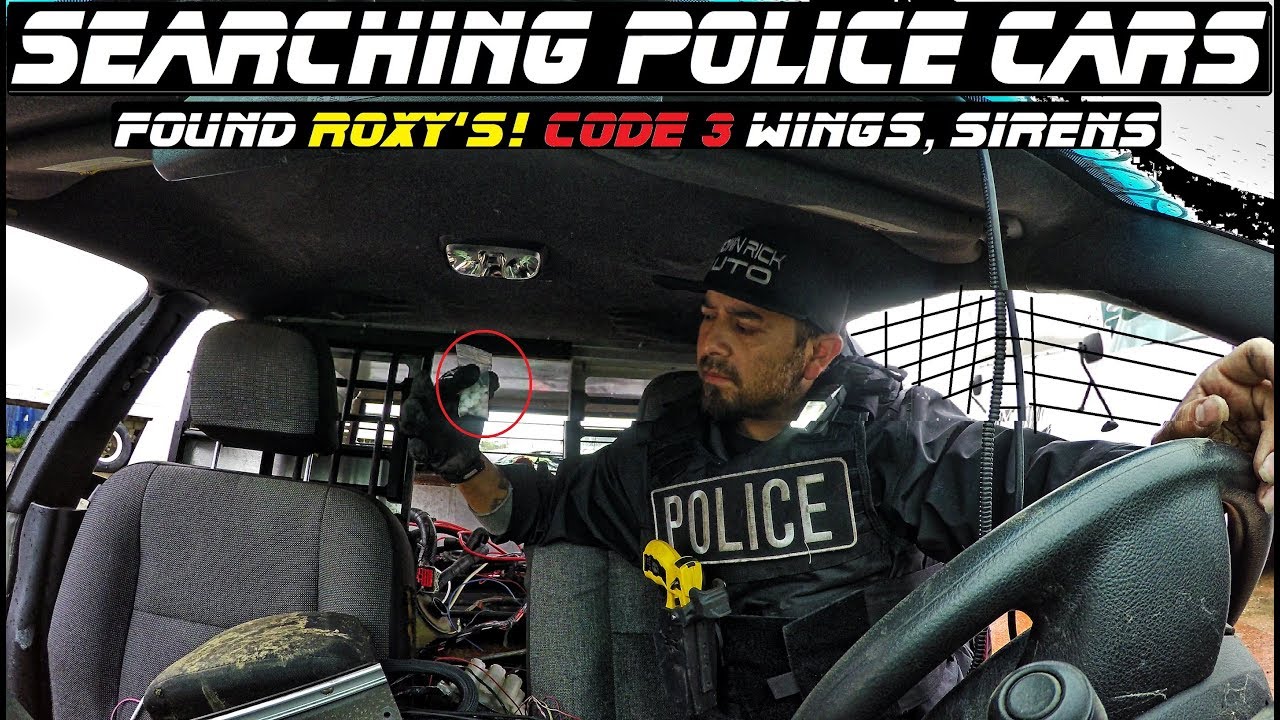 Searching Police Cars Found Roxys! Code 3 Wingman + Much More! - YouTube