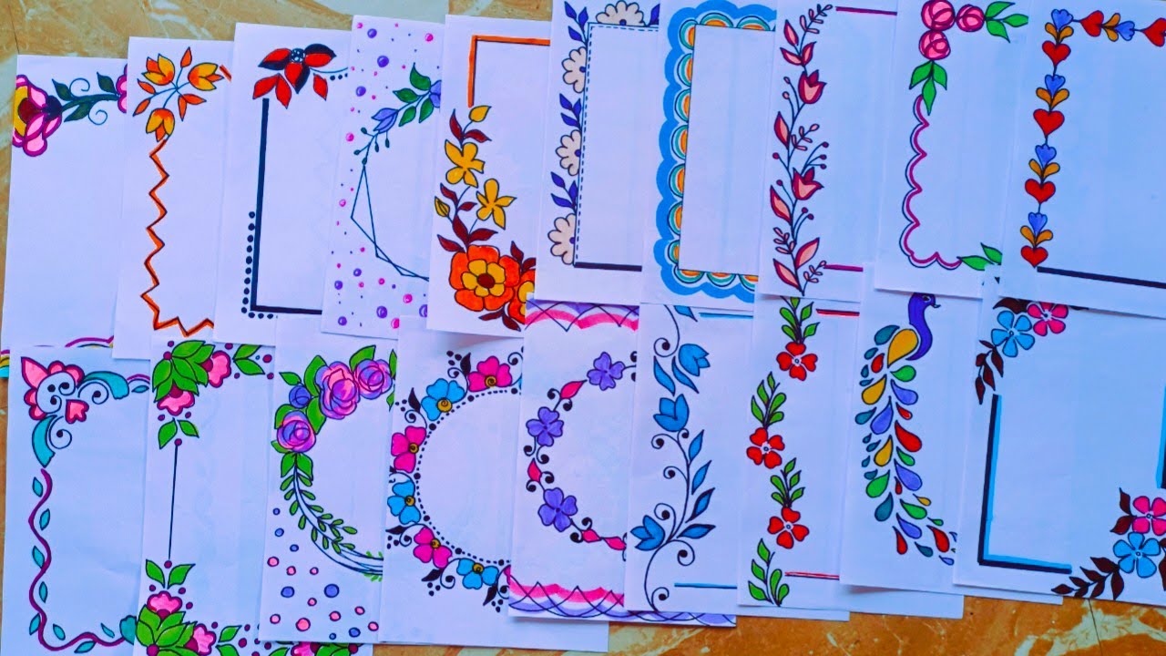 20 NEW BORDER DESIGNS PROJECT WORK DESIGNS DESIGN FOR PROJECT WORK 20 NEW BORDER DESIGNS PROJECT WORK DESIGNS DESIGN FOR PROJECT WORK