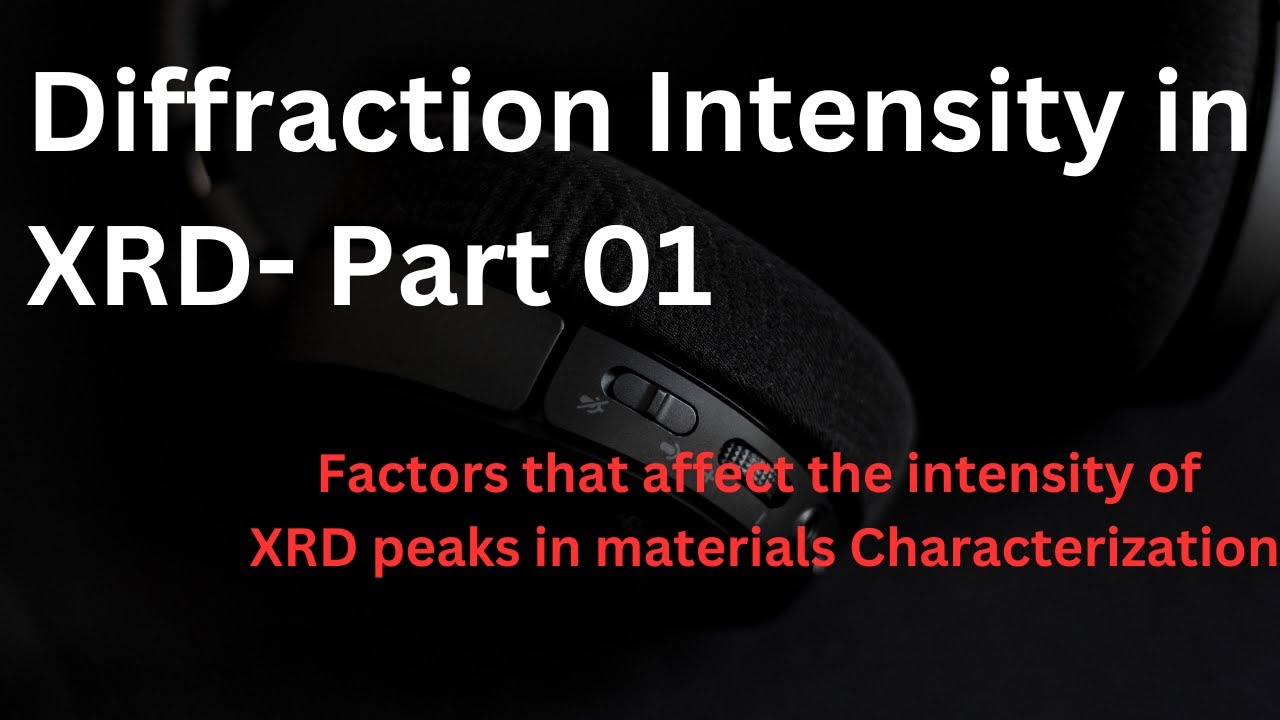 Scattering Intensity in XRD part 1| Factors affecting XRD peaks ...