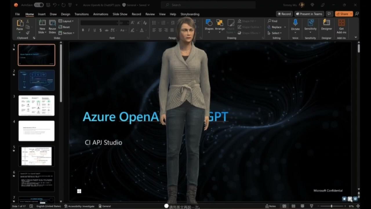 Desktop avatar copilot with Azure OAI & cognitive services - YouTube