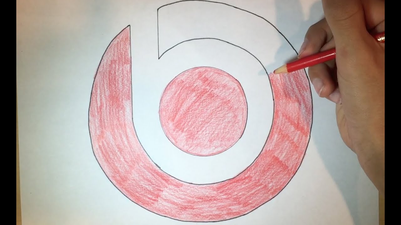 Beats Logo Speed Drawing | Logo Drawing - YouTube