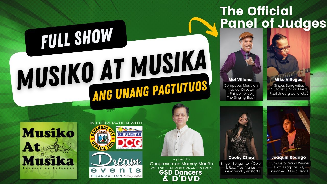 Musiko at Musika: Ang Unang Pagtutuos (Full Show) - YouTube