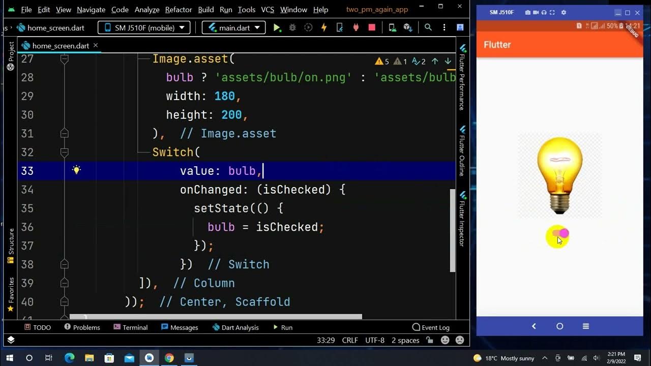 SharedPreferences for data persistence in Flutter | Switch ON/OFF with shared preferences in ...