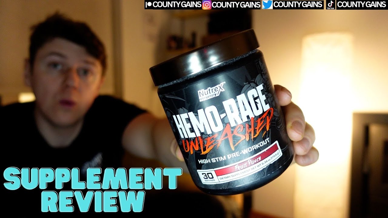 Nutrex - Hemo Rage Unleashed Review | BEST PREWORKOUT YOU CAN BUY - YouTube