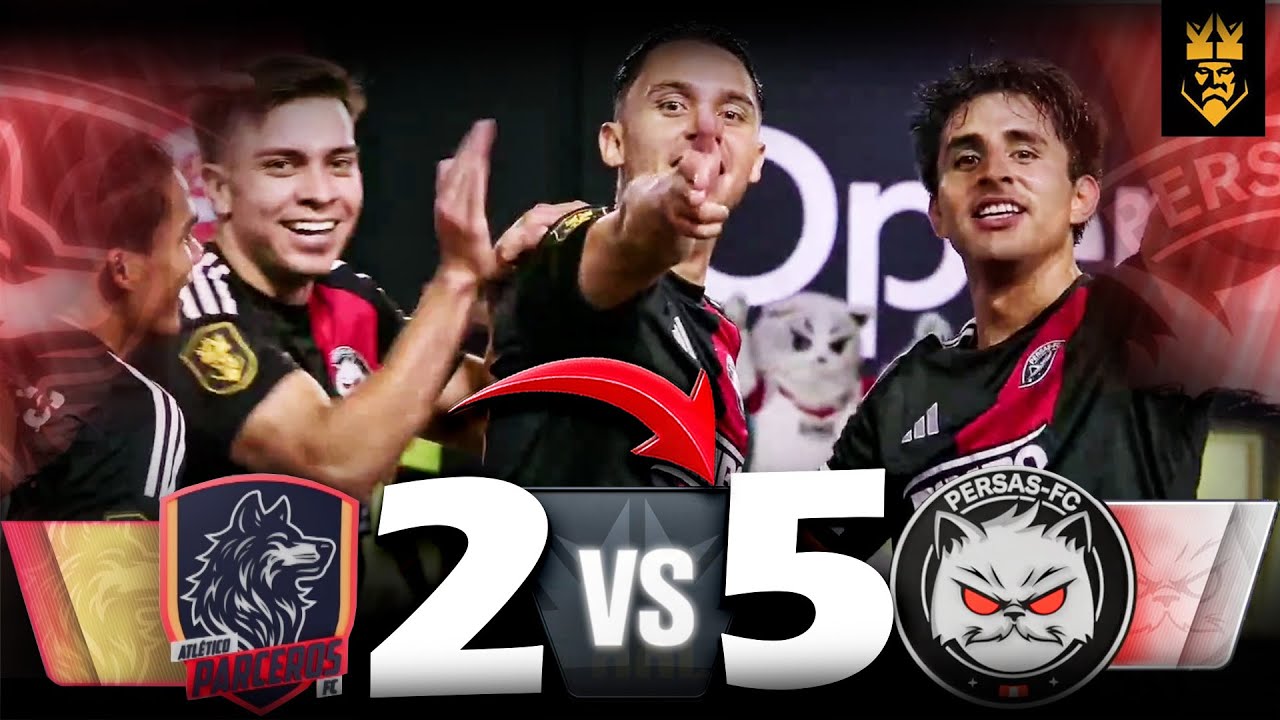 RESUMEN PERSAS FC 5 vs 2 PARCEROS FC |🔥Persas vuelve al triunfo en ...