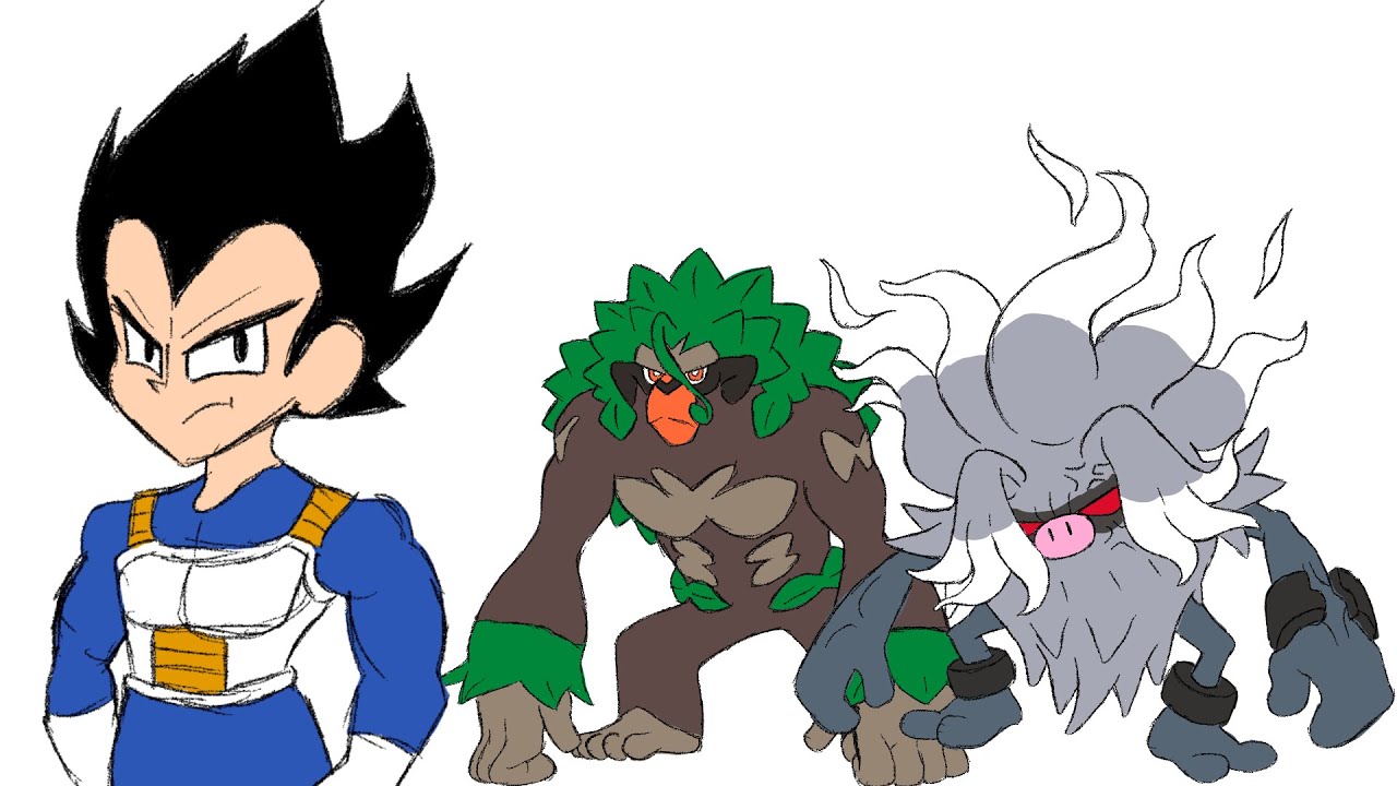 I made a Pokémon Team for Vegeta from Dragon Ball - YouTube